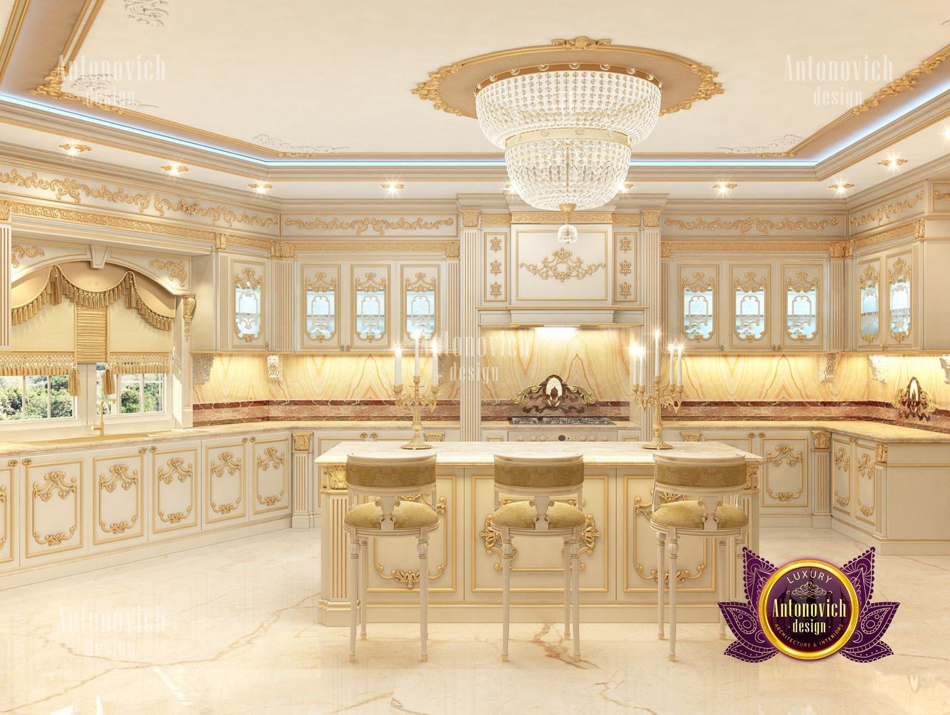 Villa kitchen interior design