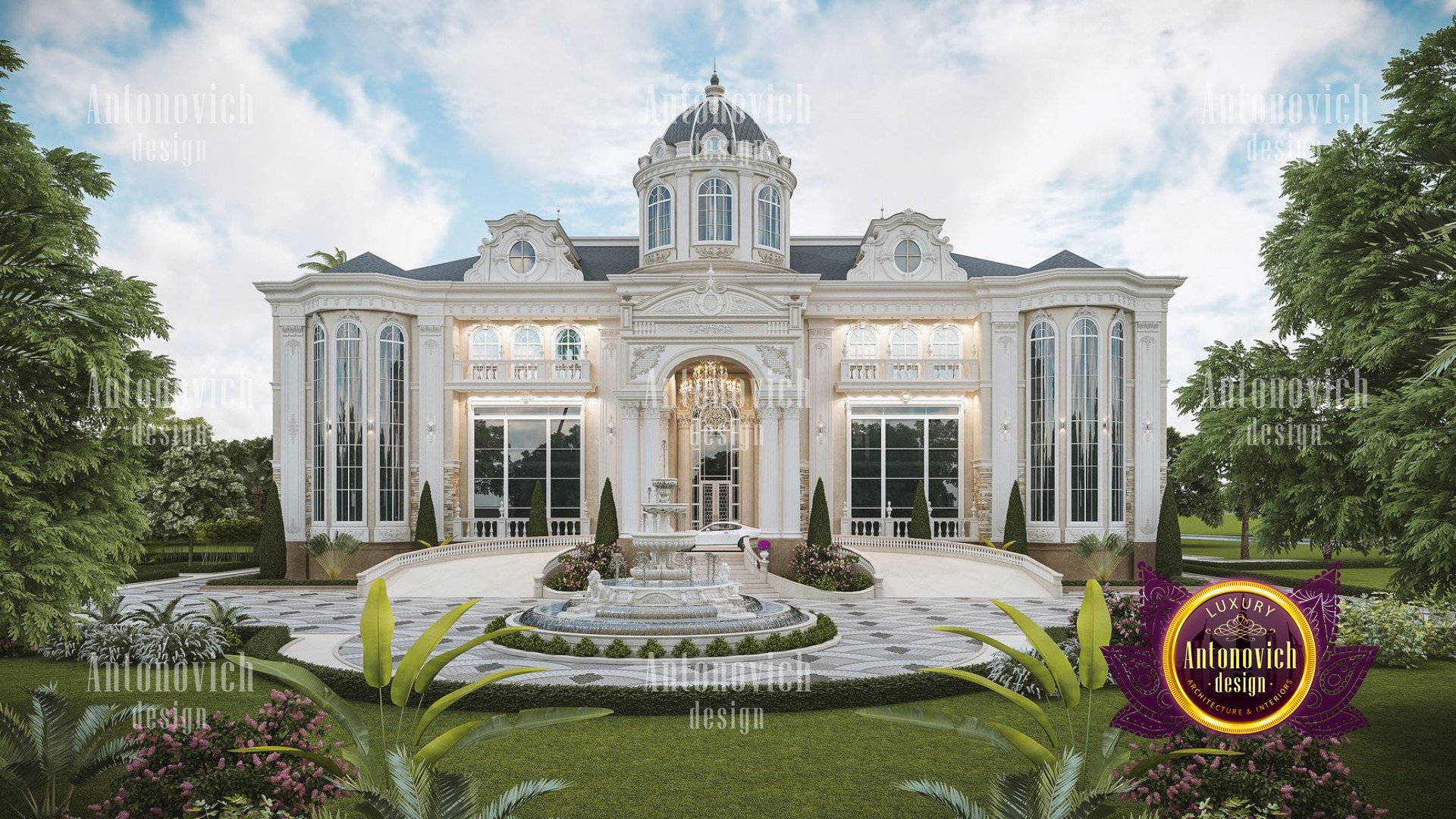 Large Villa Exterior Design