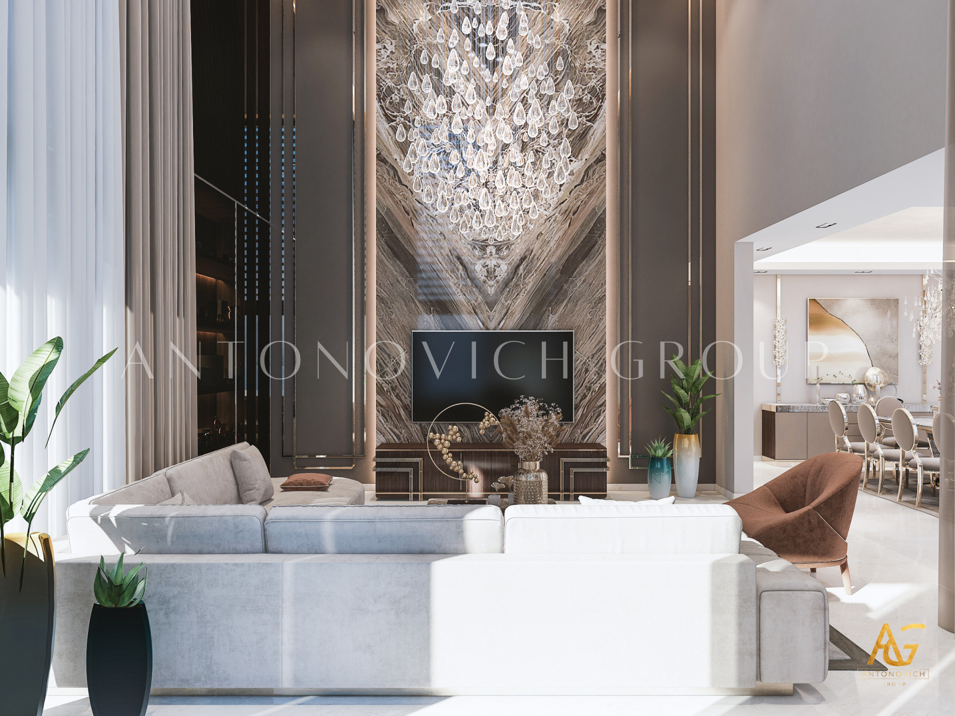 CLASSY VILLA INTERIOR DESIGN IN SOBHA HARTLAND-DUBAI