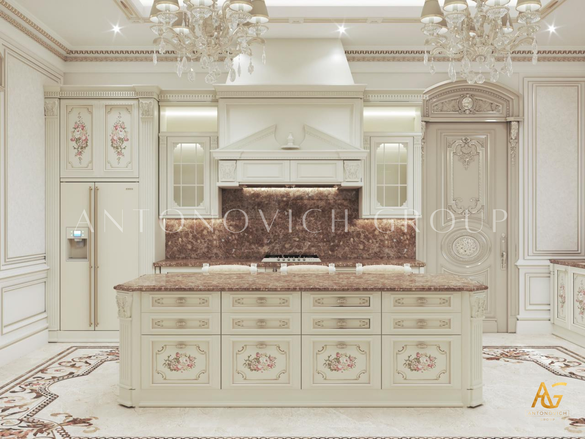 ARTISTIC GYPSUM AND JOINERY DESIGN FOR KITCHEN INTERIORS