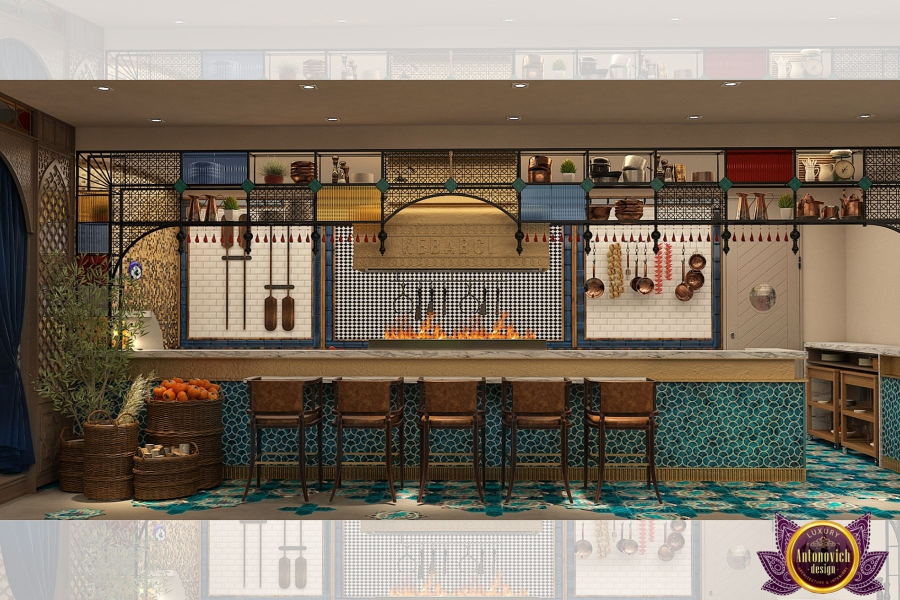 GREAT ISNPIRATION IN CREATING AN ARTISTIC IRANIAN RESTAURANT DESIGN