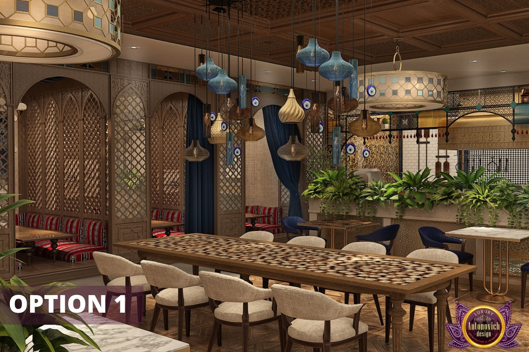GREAT ISNPIRATION IN CREATING AN ARTISTIC IRANIAN RESTAURANT DESIGN