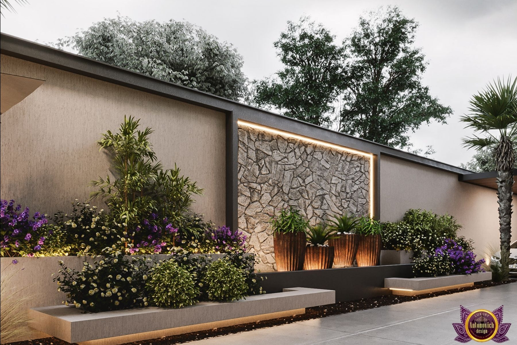 VENETO DAMAC HILLS VILLA LANDSCAPE