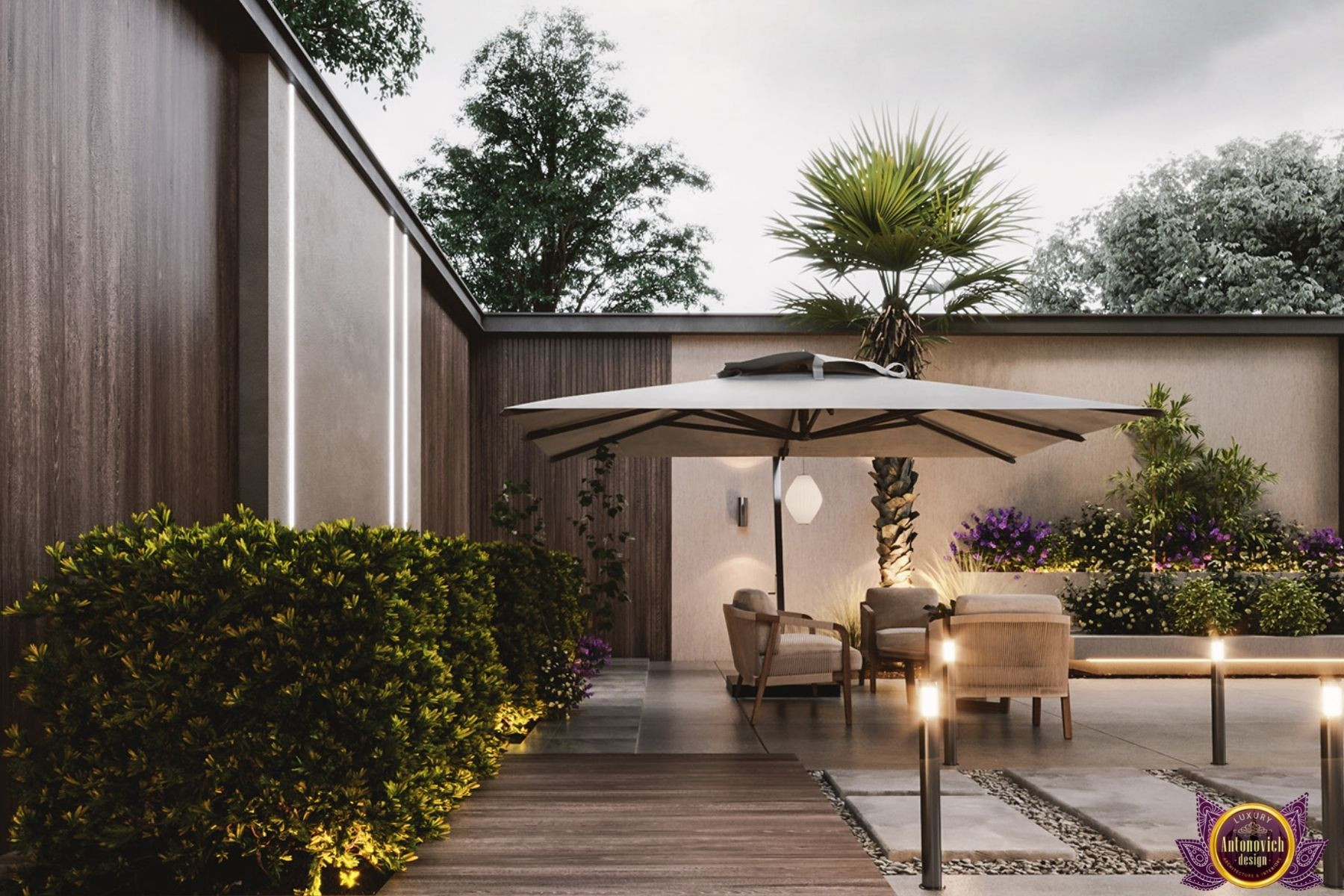 VENETO DAMAC HILLS VILLA LANDSCAPE