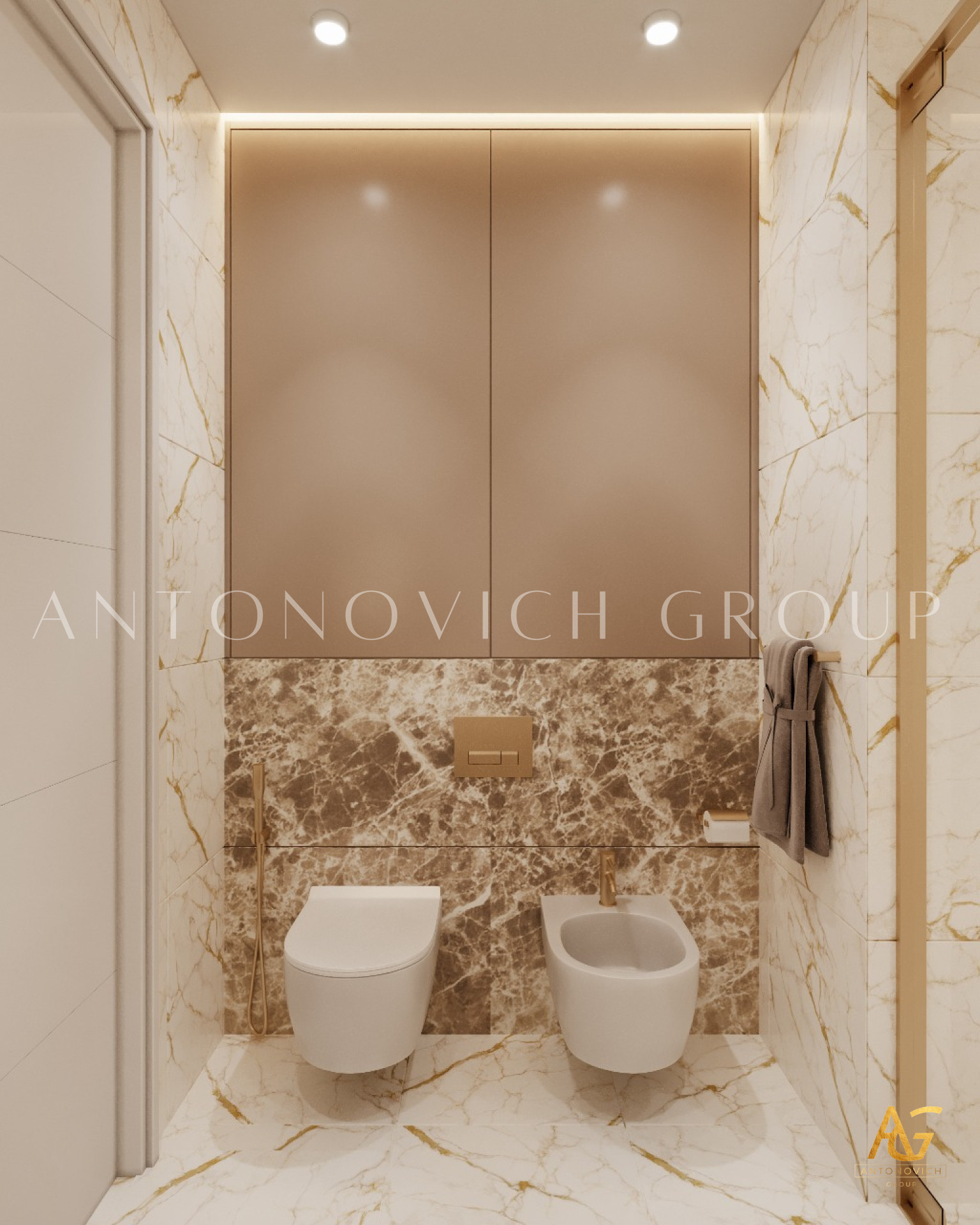 ELEGANT BATHROOM INTERIOR DESIGN EXECUTION