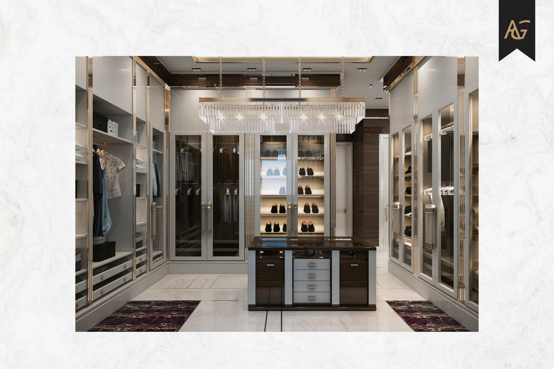 DRESSING ROOM FOR LUXURY HOMES