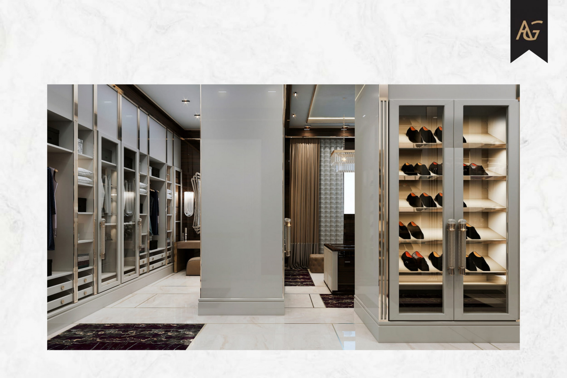 DRESSING ROOM FOR LUXURY HOMES