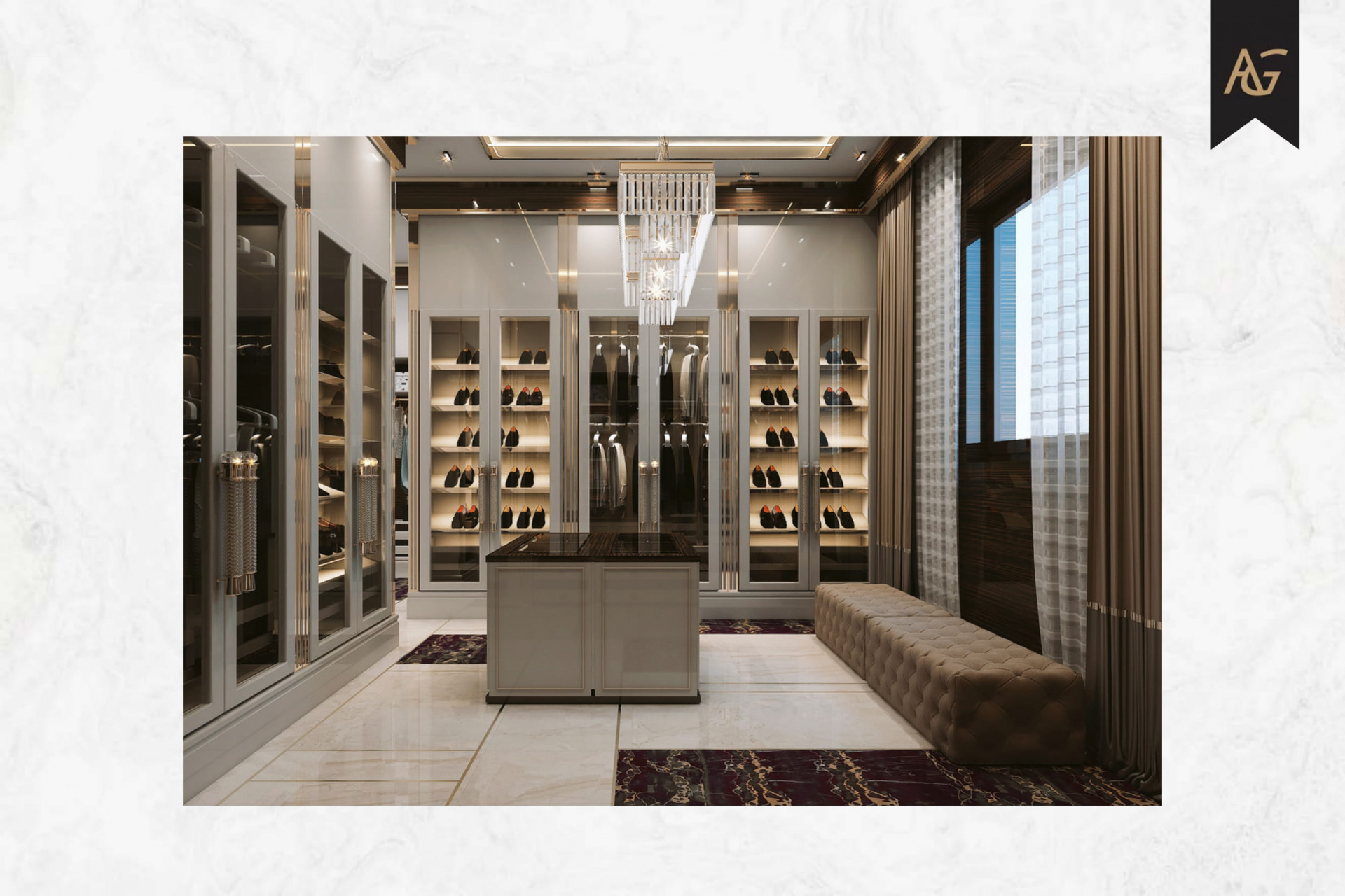 DRESSING ROOM FOR LUXURY HOMES