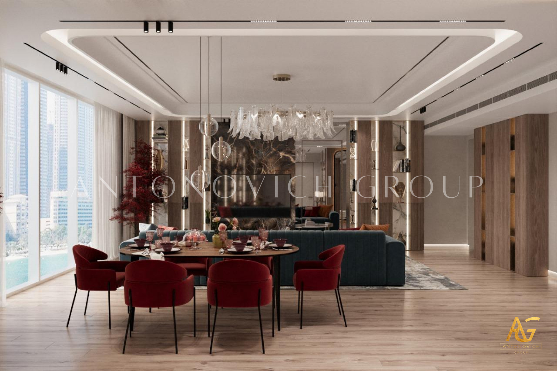 Oceana Adriatic, Palm Jumeirah, Dubai: Modern Apartment Interior Design & Fit-Out Execution