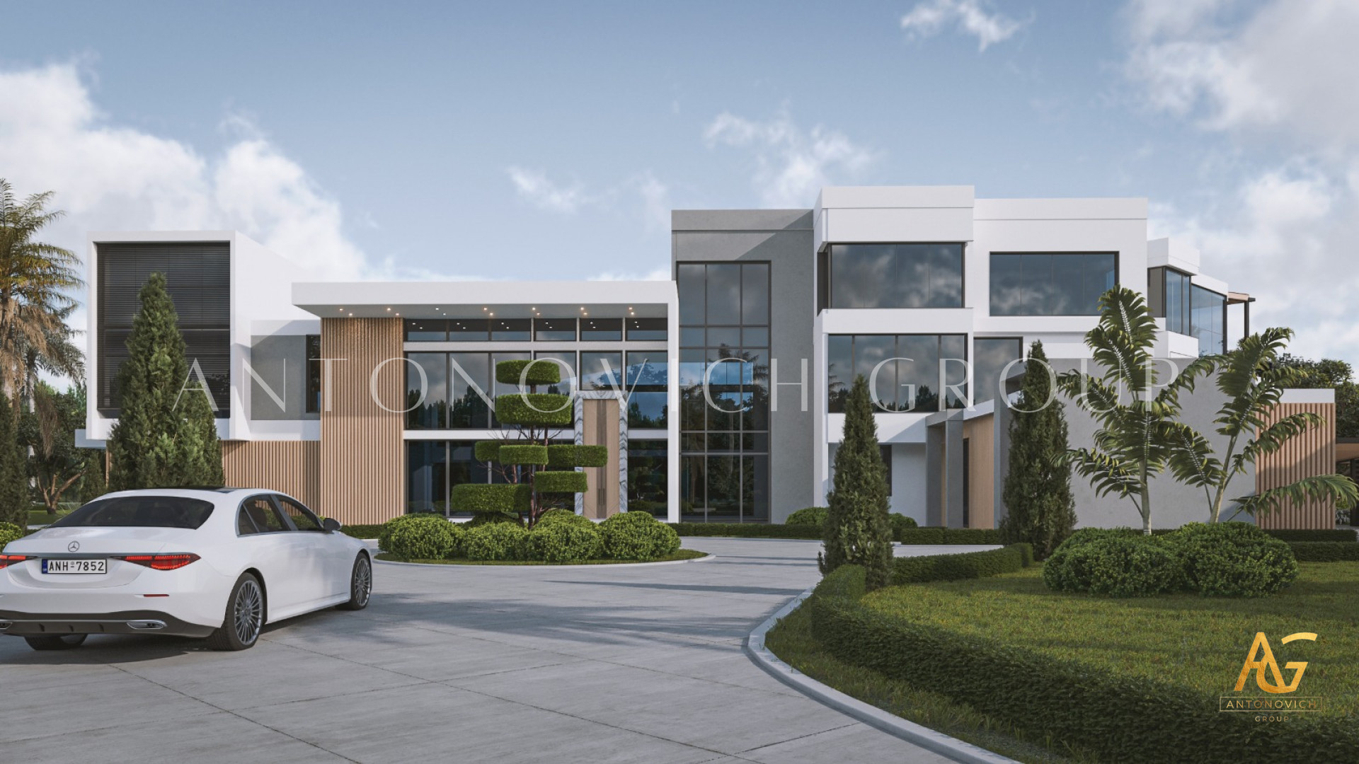 Finest Modernity in Exterior Design for Grand Villas