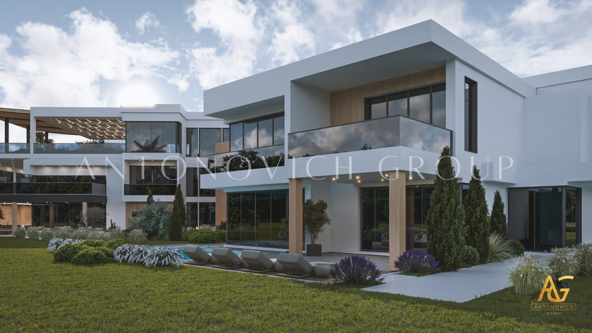 Finest Modernity in Exterior Design for Grand Villas