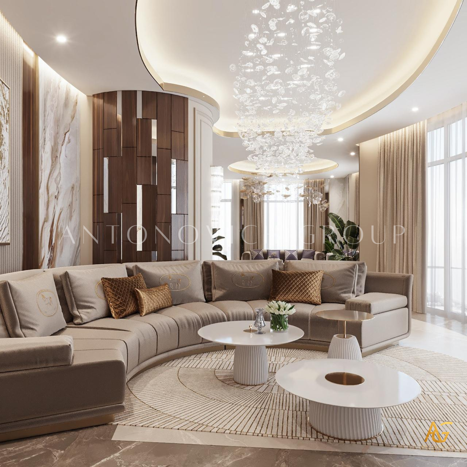 Interior design luxury villa in Congo