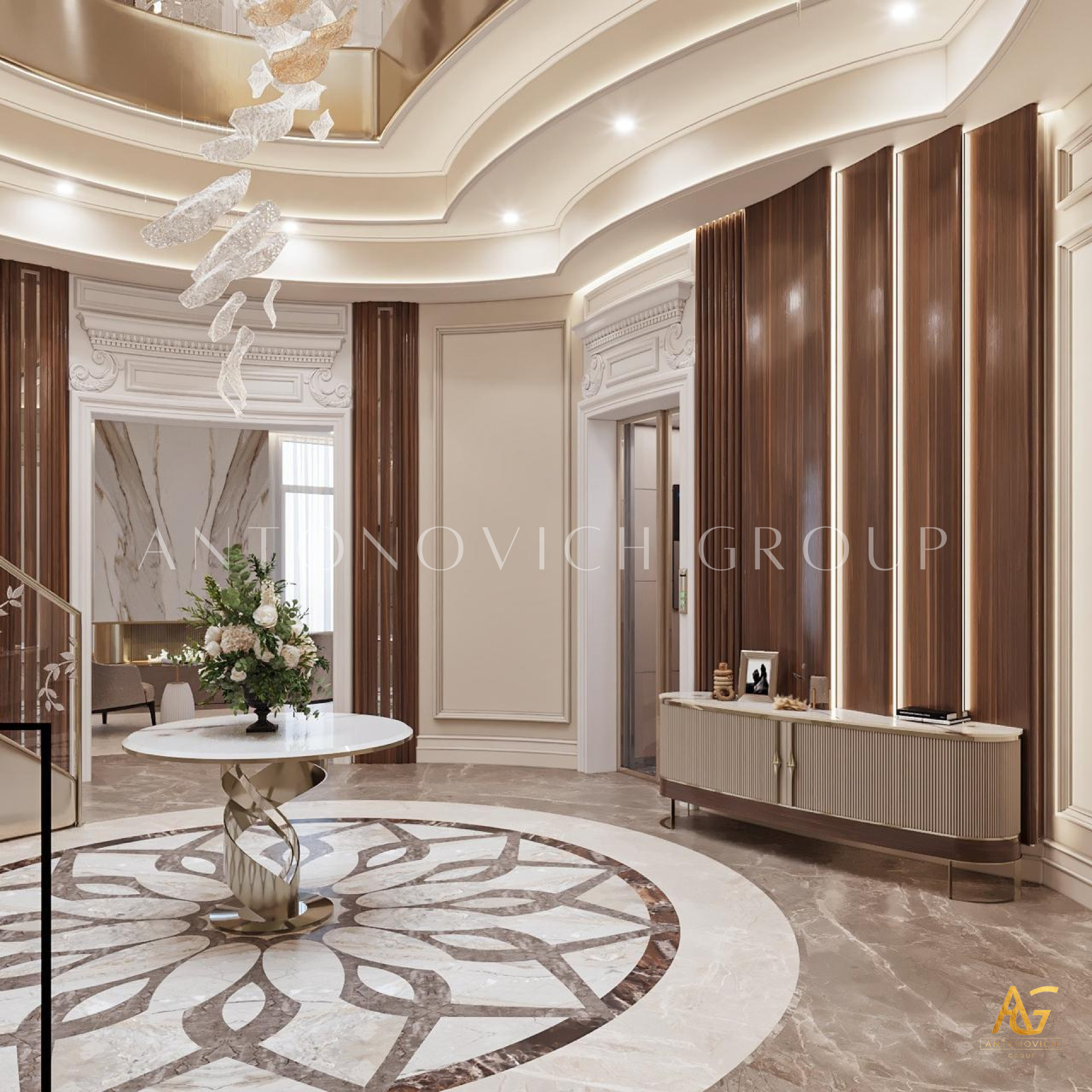 Interior design luxury villa in Congo