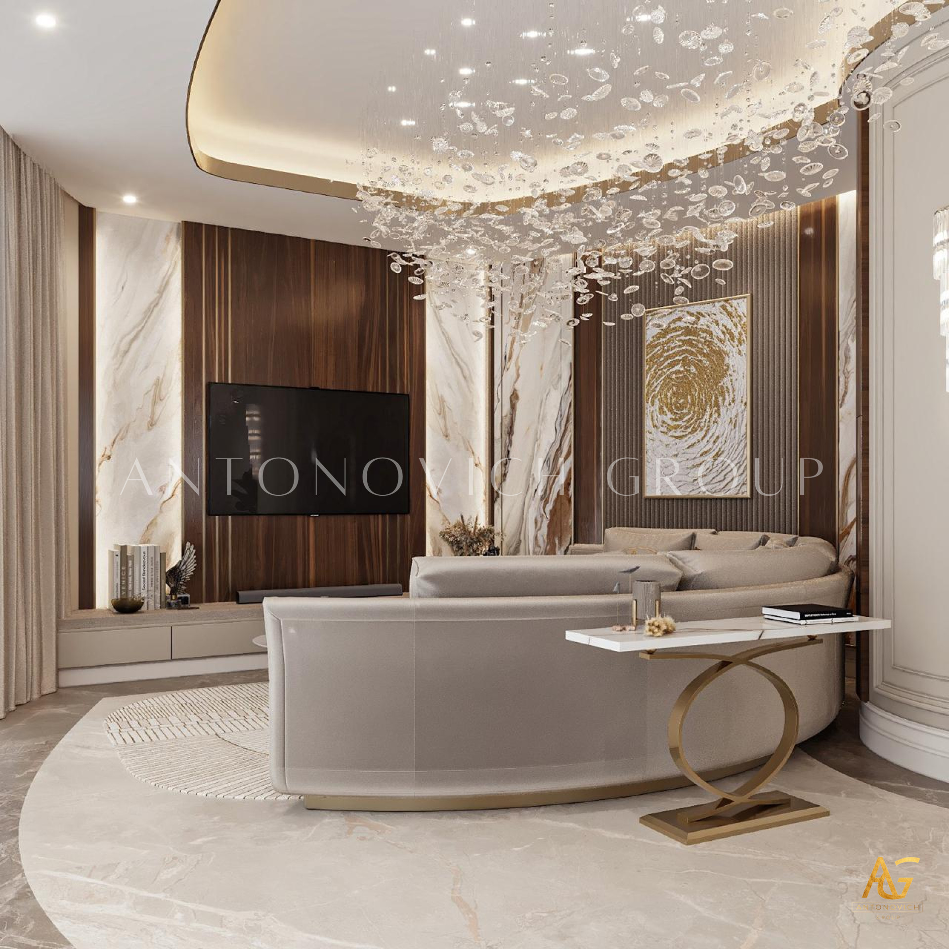 Interior design luxury villa in Congo