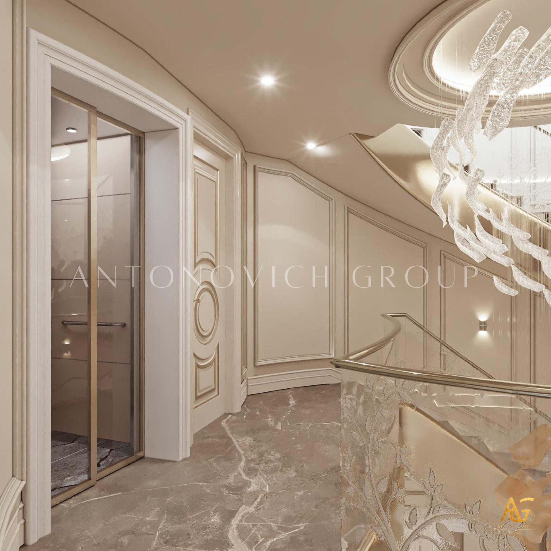 Interior design luxury villa in Congo