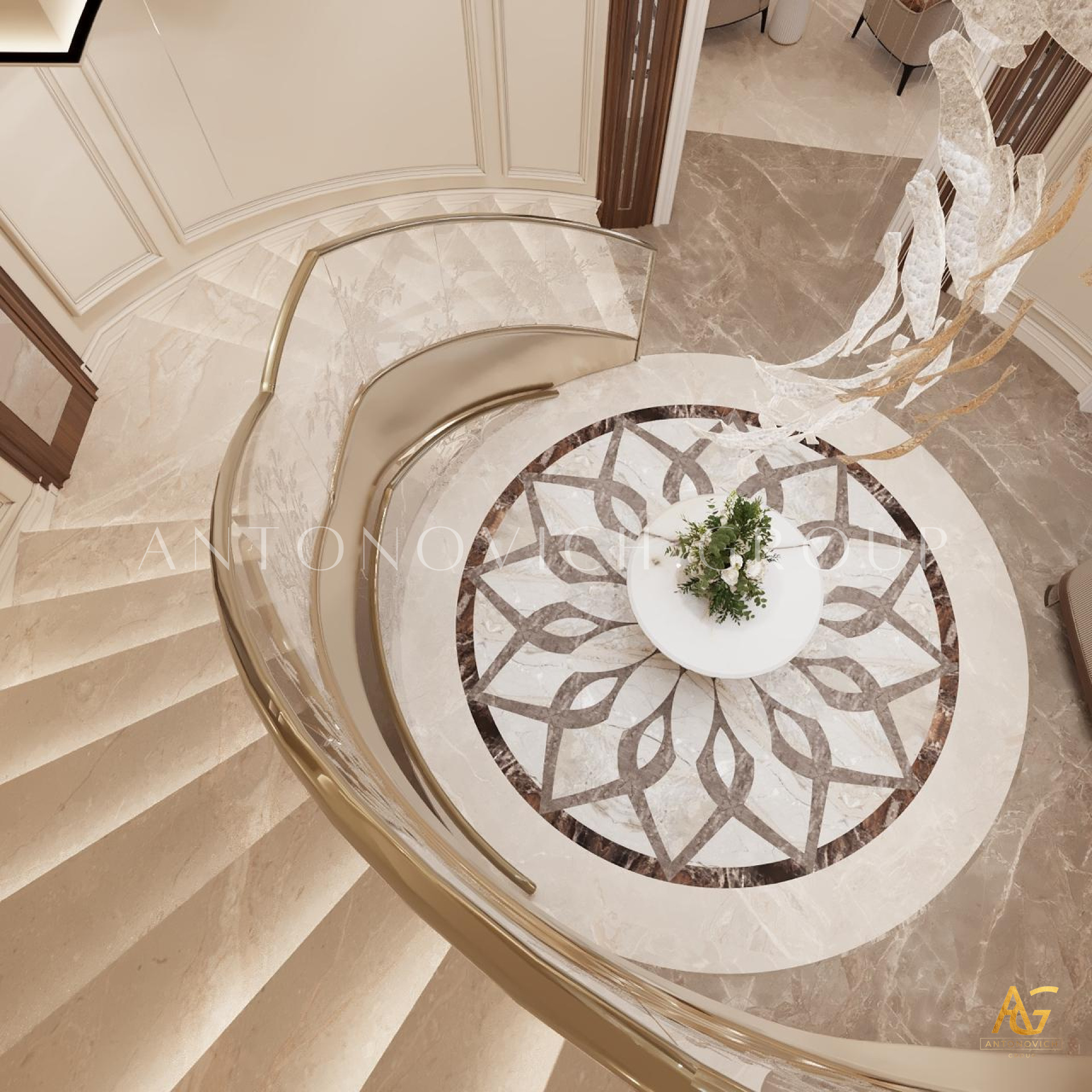 Interior design luxury villa in Congo