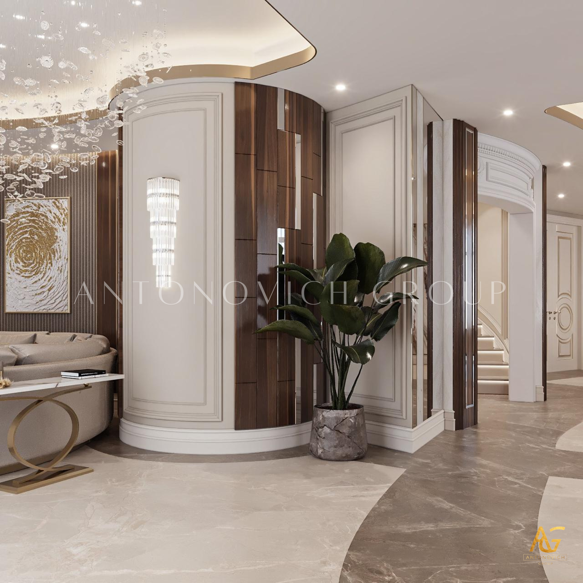 Interior design luxury villa in Congo