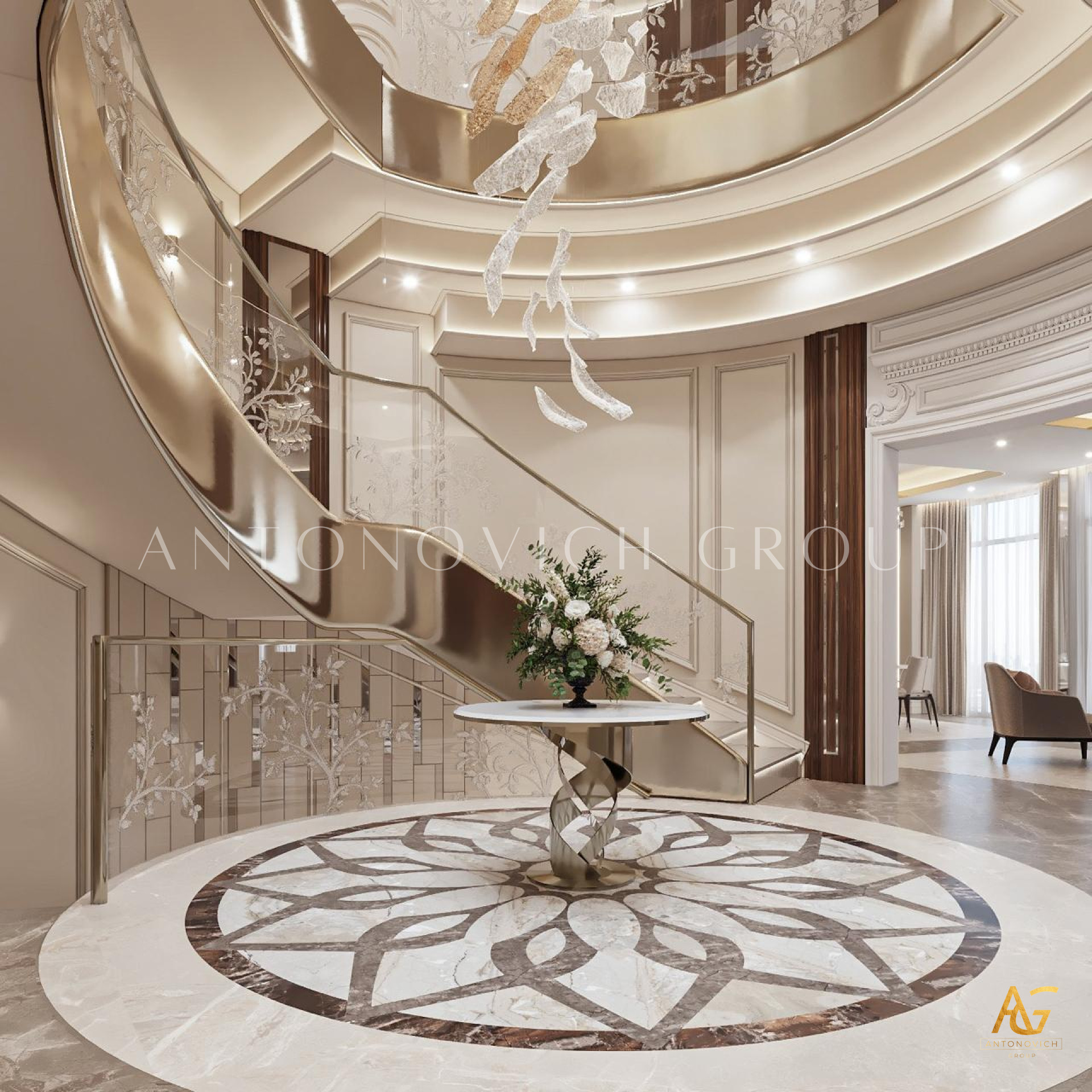 Interior design luxury villa in Congo