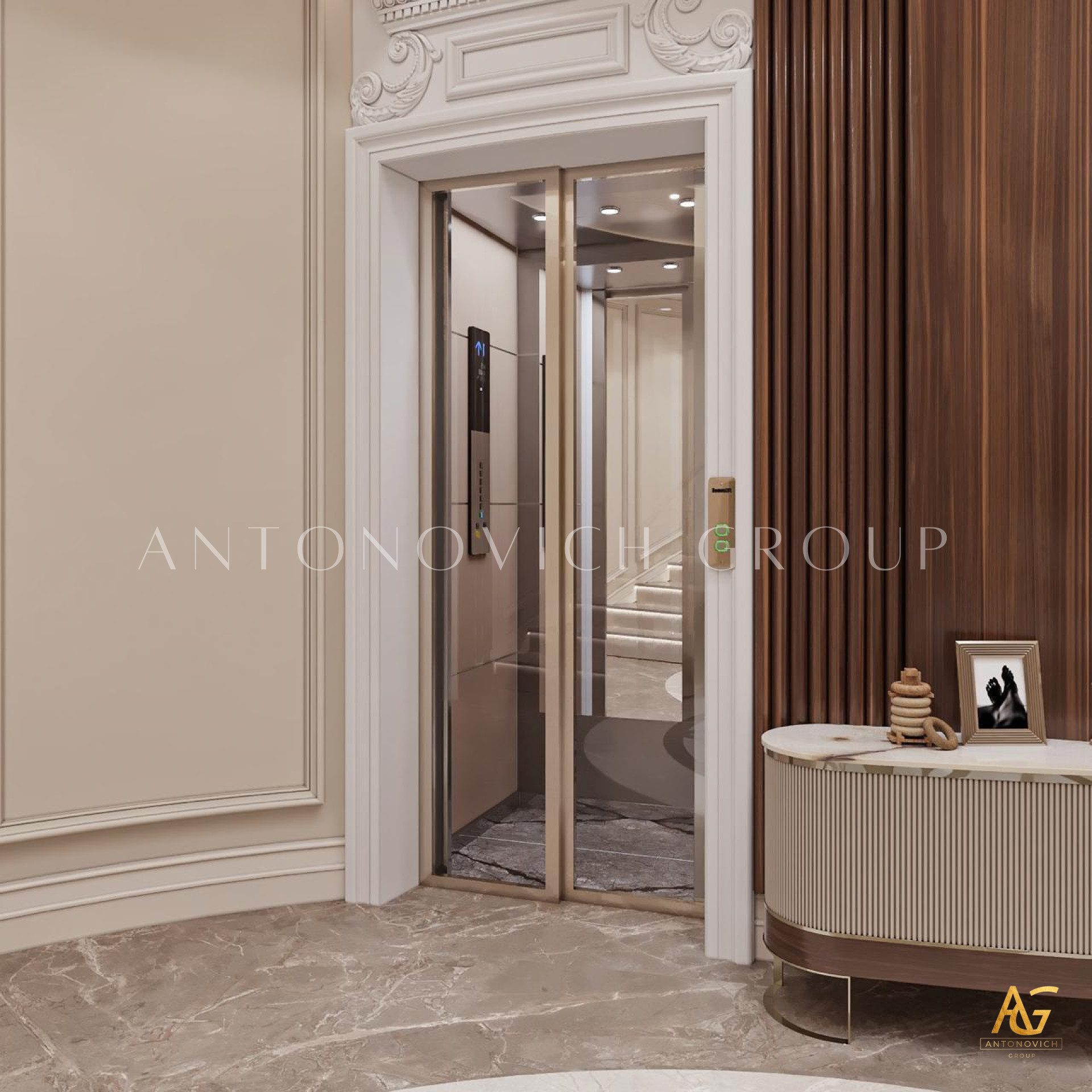 Interior design luxury villa in Congo