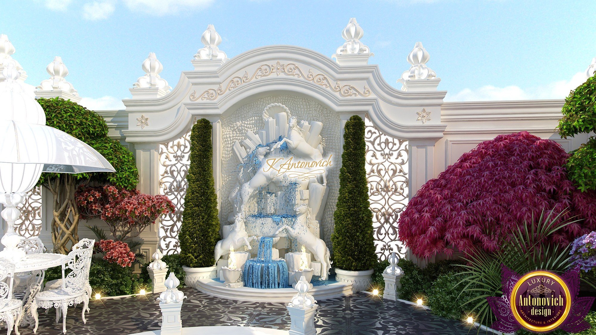 Landscape design Saudi Arabic