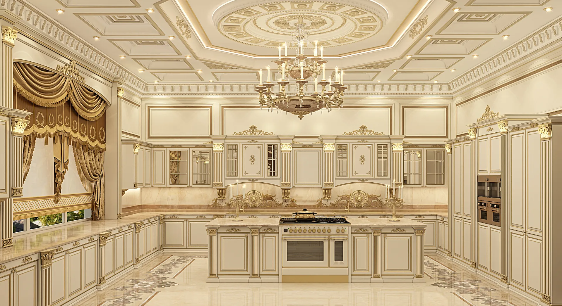 Luxury Castle Kitchens Castle Mews | Stylish Walnut And Deep Blue