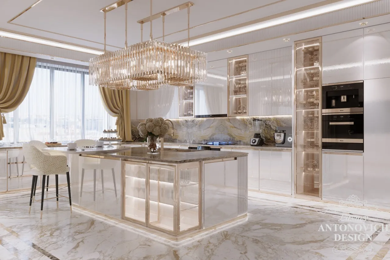 Gorgeous Kitchen Design For Project In Kazakhstan