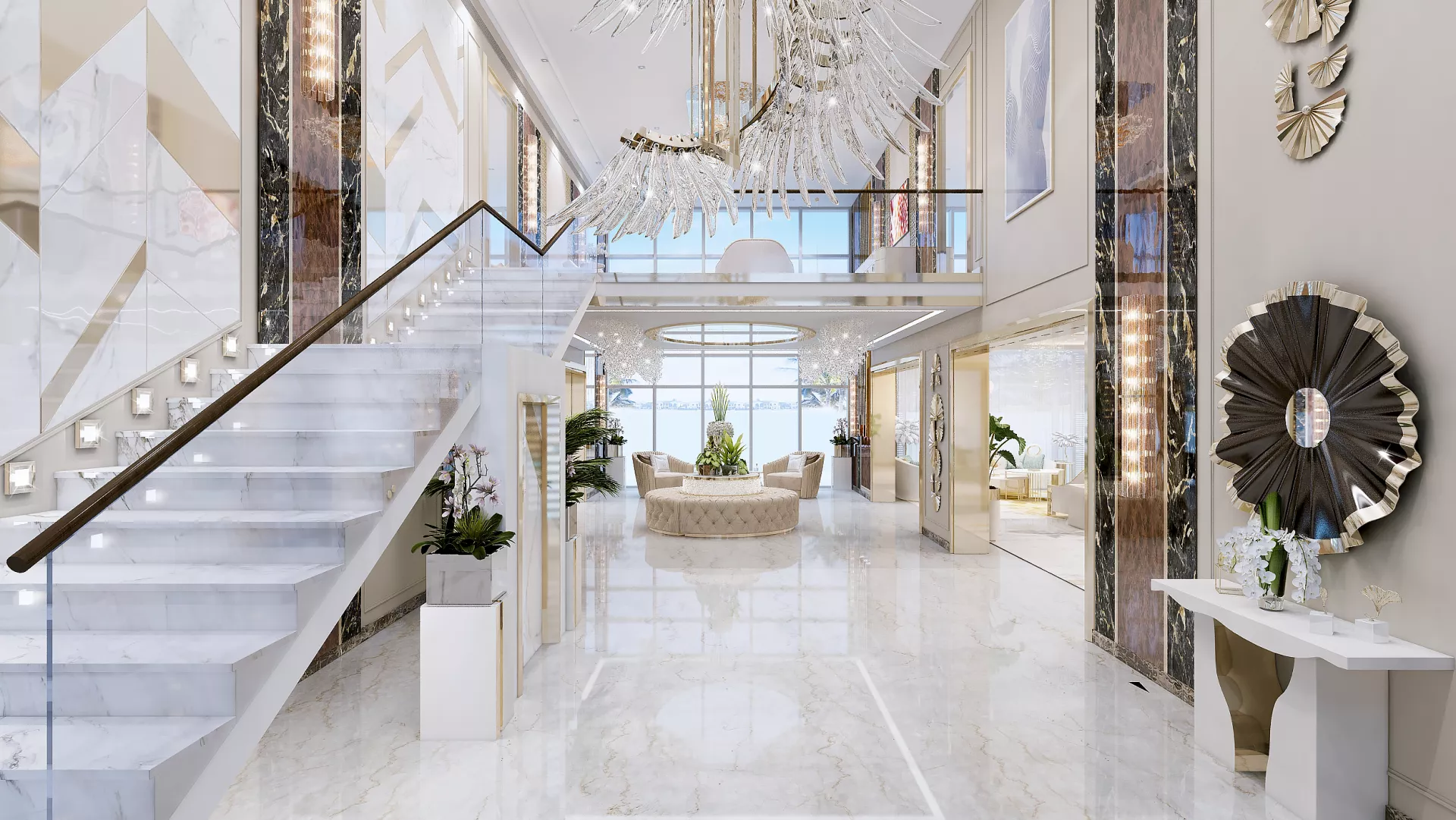 Luxurious Entrance Design Idea