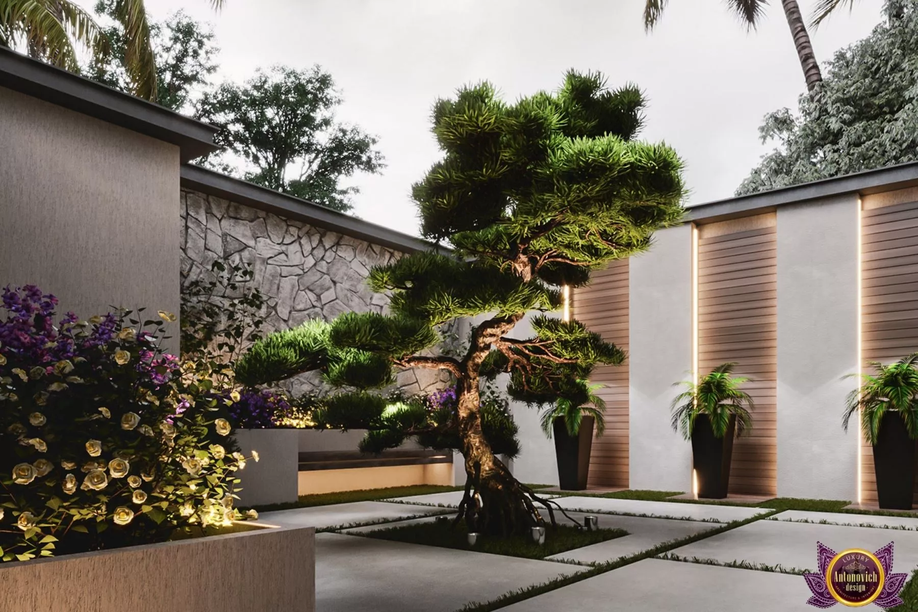 VENETO DAMAC HILLS VILLA LANDSCAPE