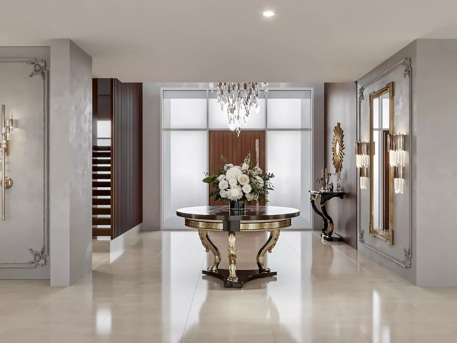 STUNNING ENTRANCE INTERIOR DESIGN