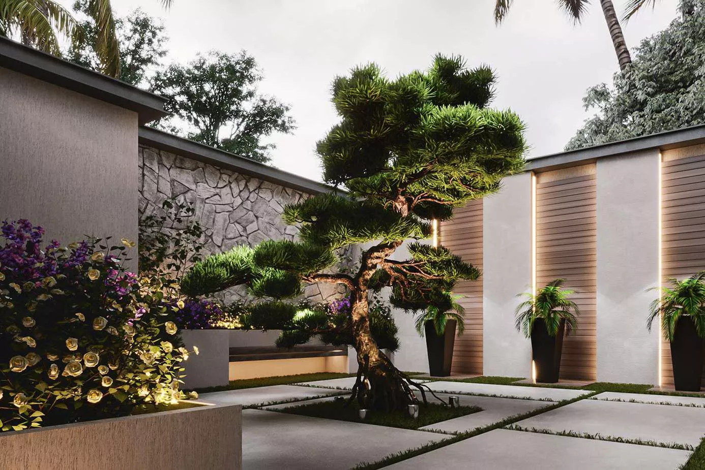 ELEGANT AND MODERN LANDSCAPE FINISH