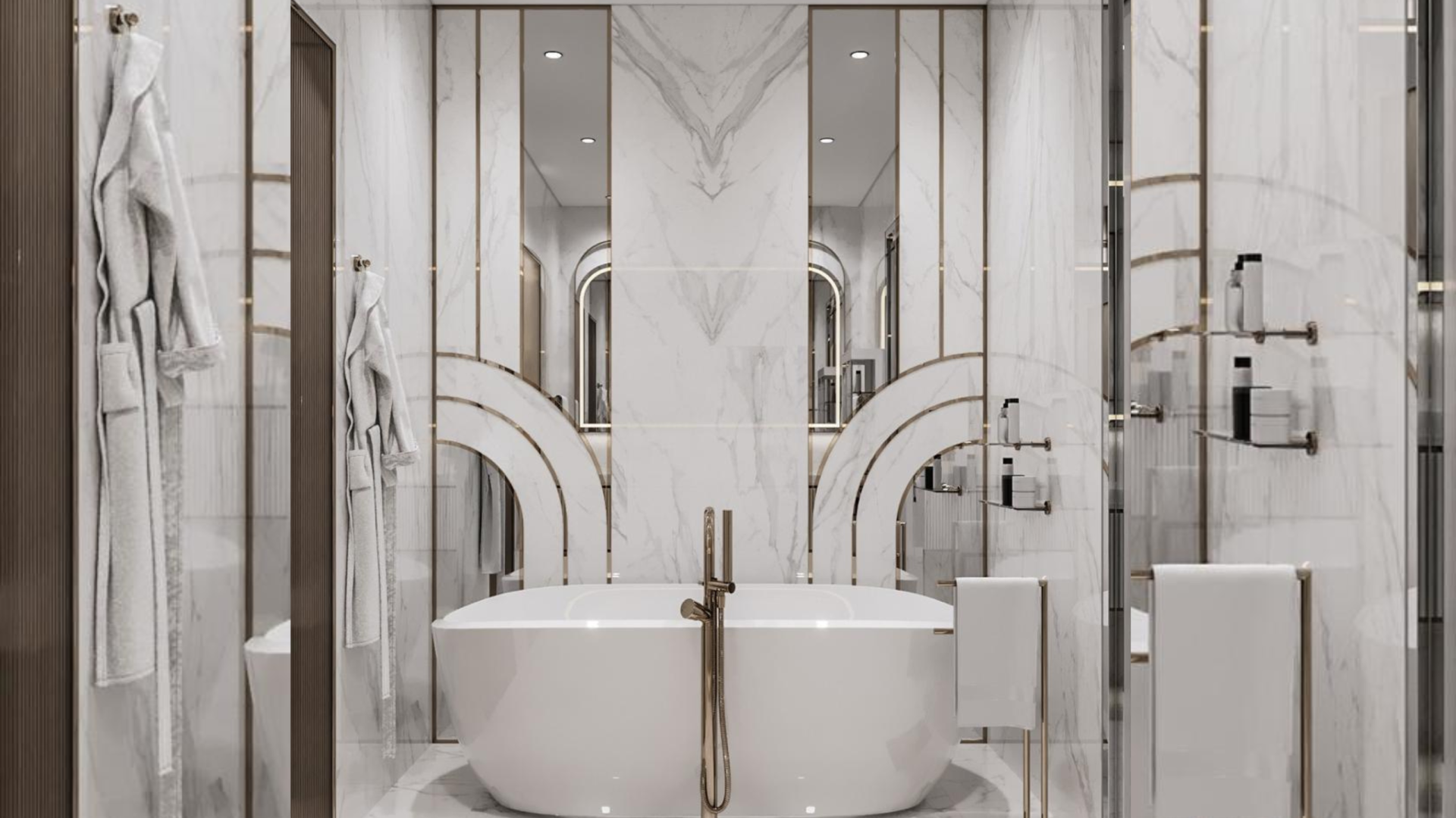 Bespoke Bathroom Design in Dubai by Luxury Antonovich Design