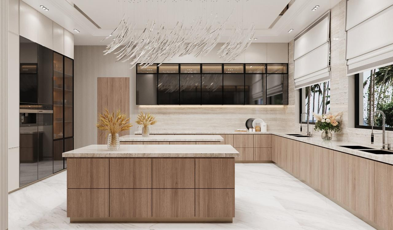 Superior Kitchen Interior Design in Dubai by Luxury Antonovich Design