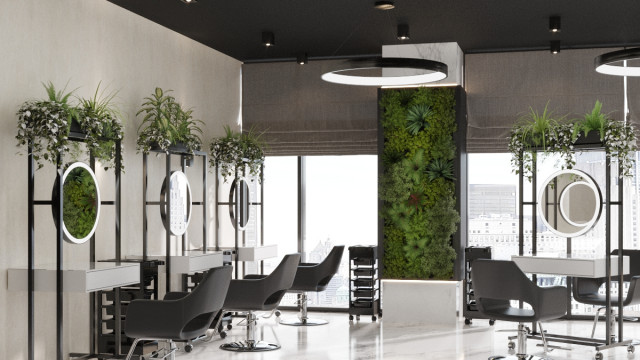 Creating Modern Elegance: Space Planning and Interior Design for a Salon