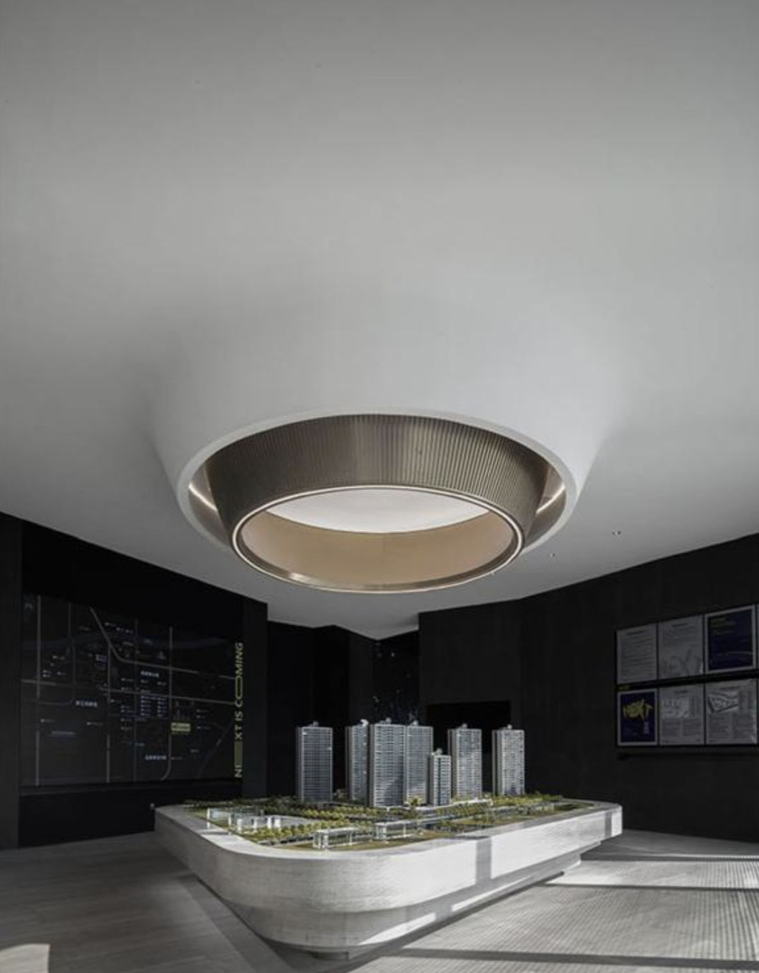Futuristic Elegance: Modern Ceiling Designs by Antonovich Group